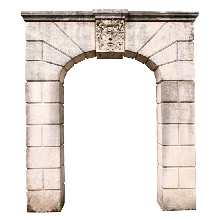 A carved limestone arch at 1stDibs | limestone arches