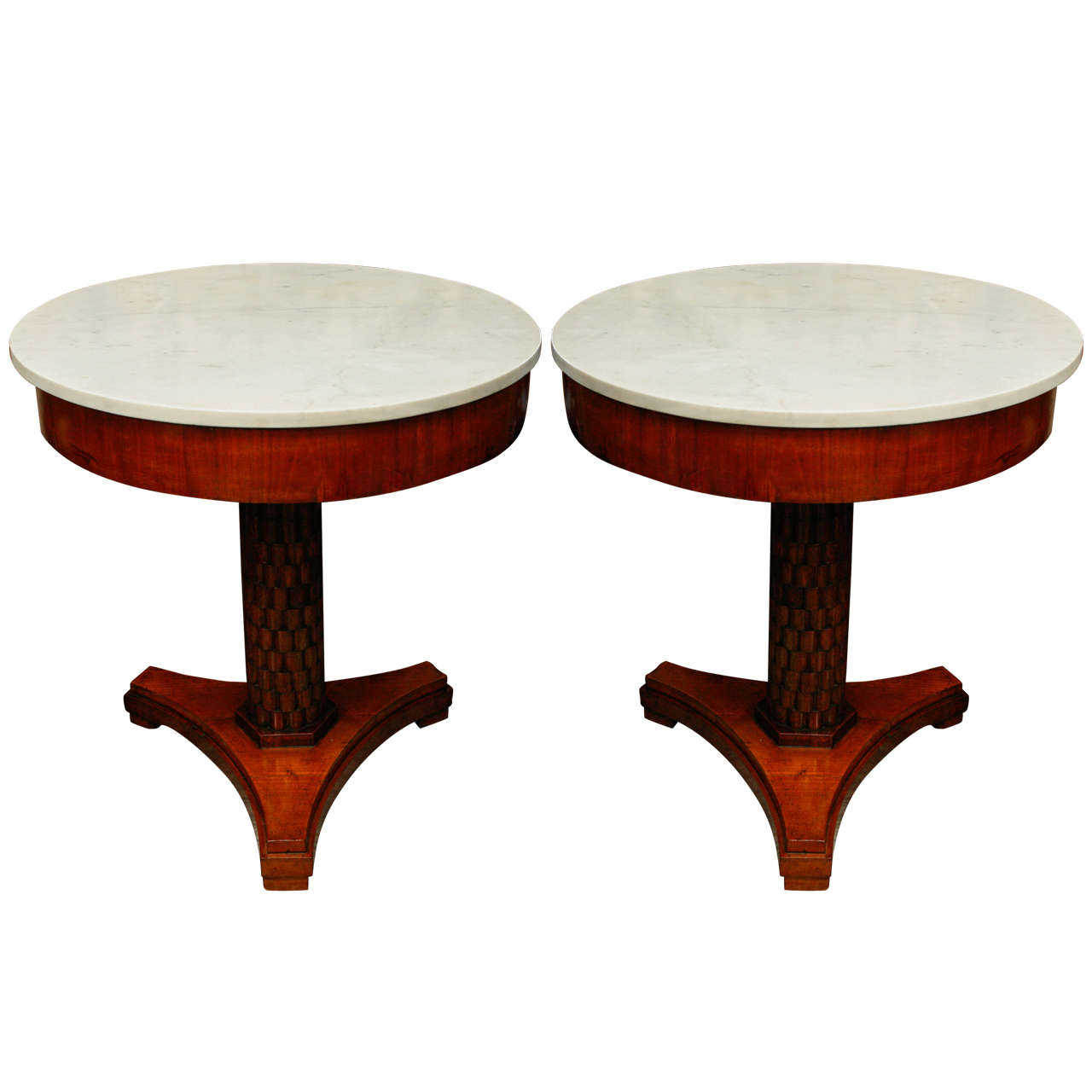 Marble Pedestal Table Base - 30 For Sale on 1stDibs