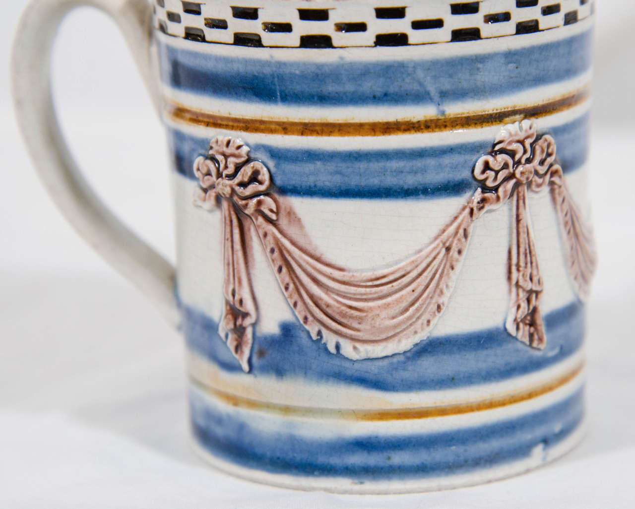 Antique Mochaware Mug at 1stDibs | mocha ware for sale, mochaware for ...