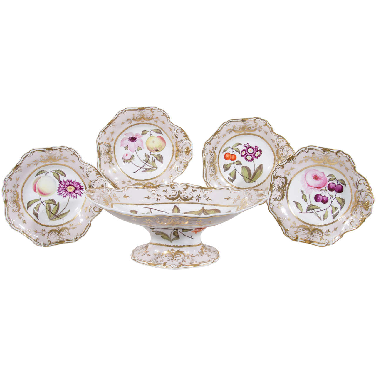 Antique Porcelain Hand Painted Dishes at 1stDibs