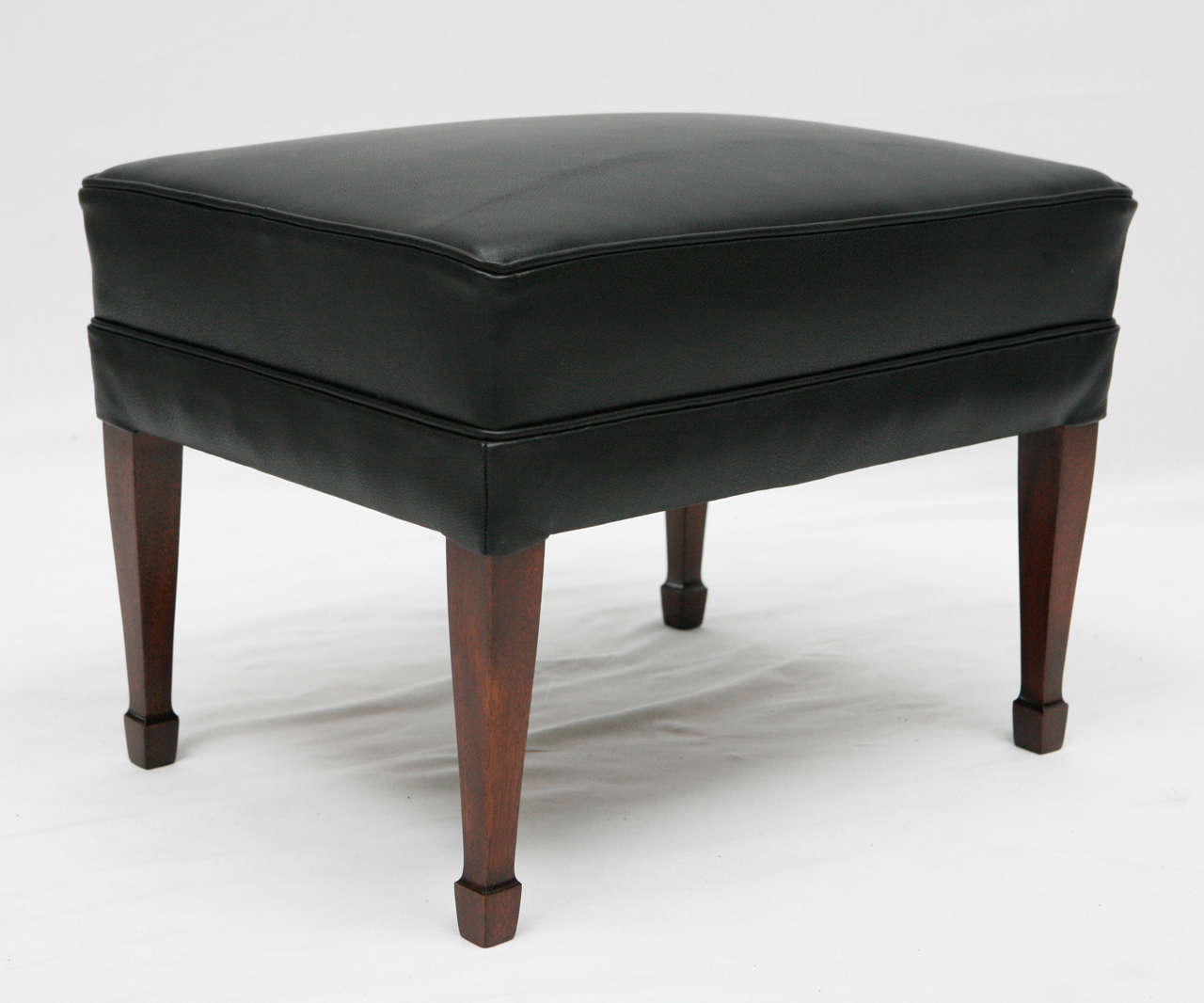 Frits Henningsen Wingback Chair and Footstool For Sale at 1stDibs ...