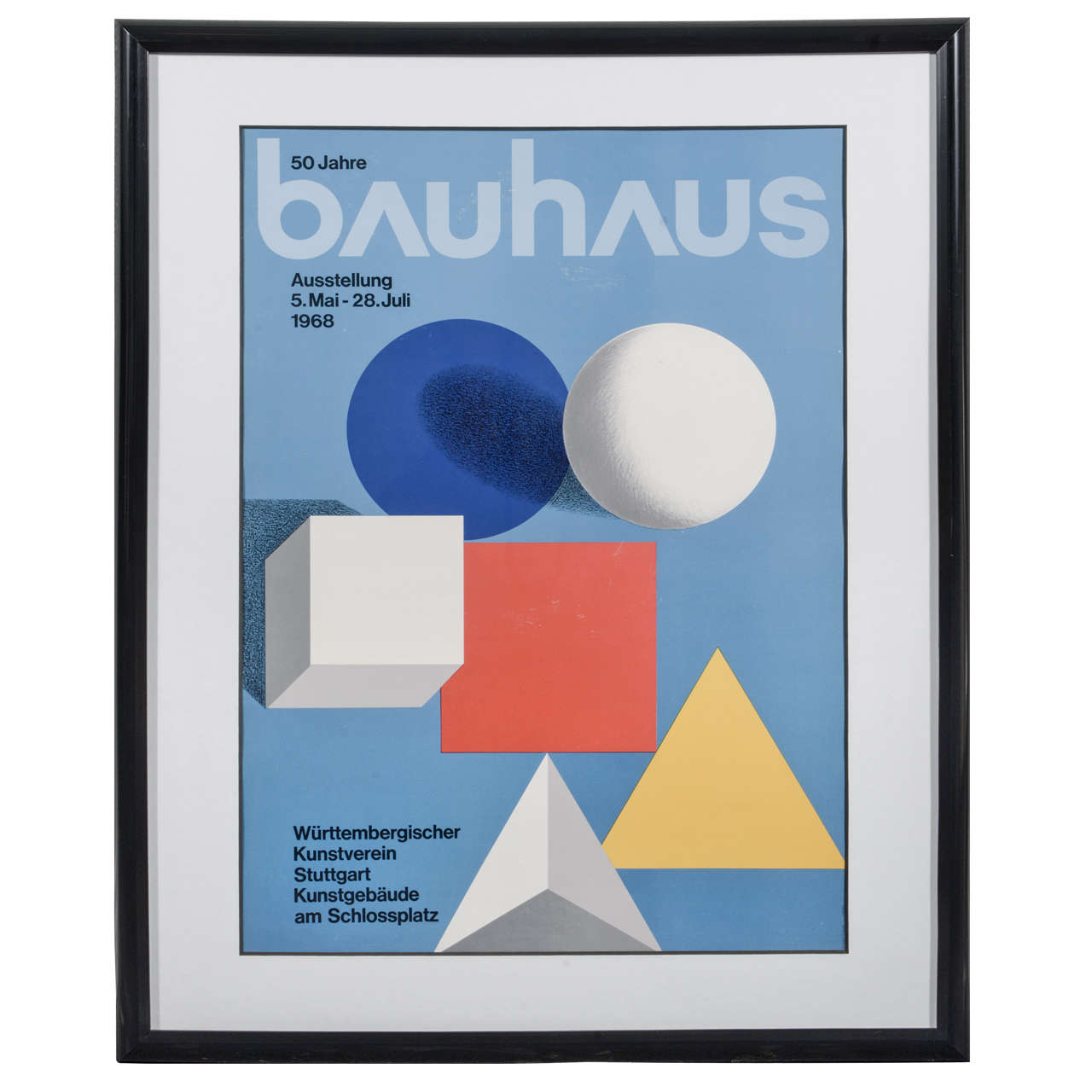 Herbert Bayer Bauhaus Exhibition Poster at 1stDibs | bauhaus posters ...