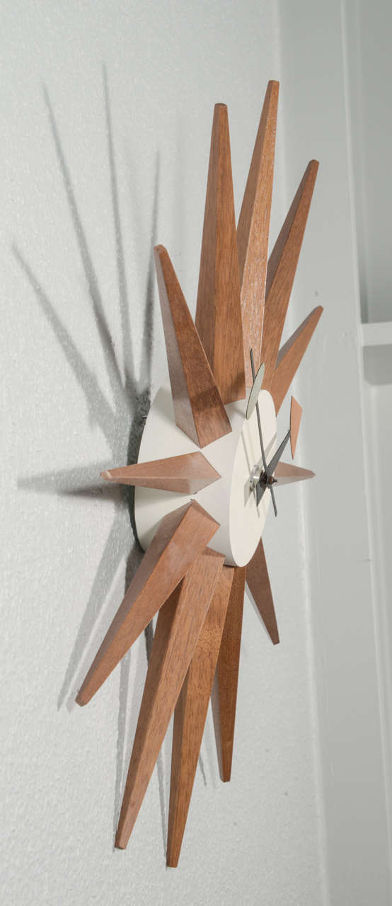 George Nelson Spike Clock at 1stDibs