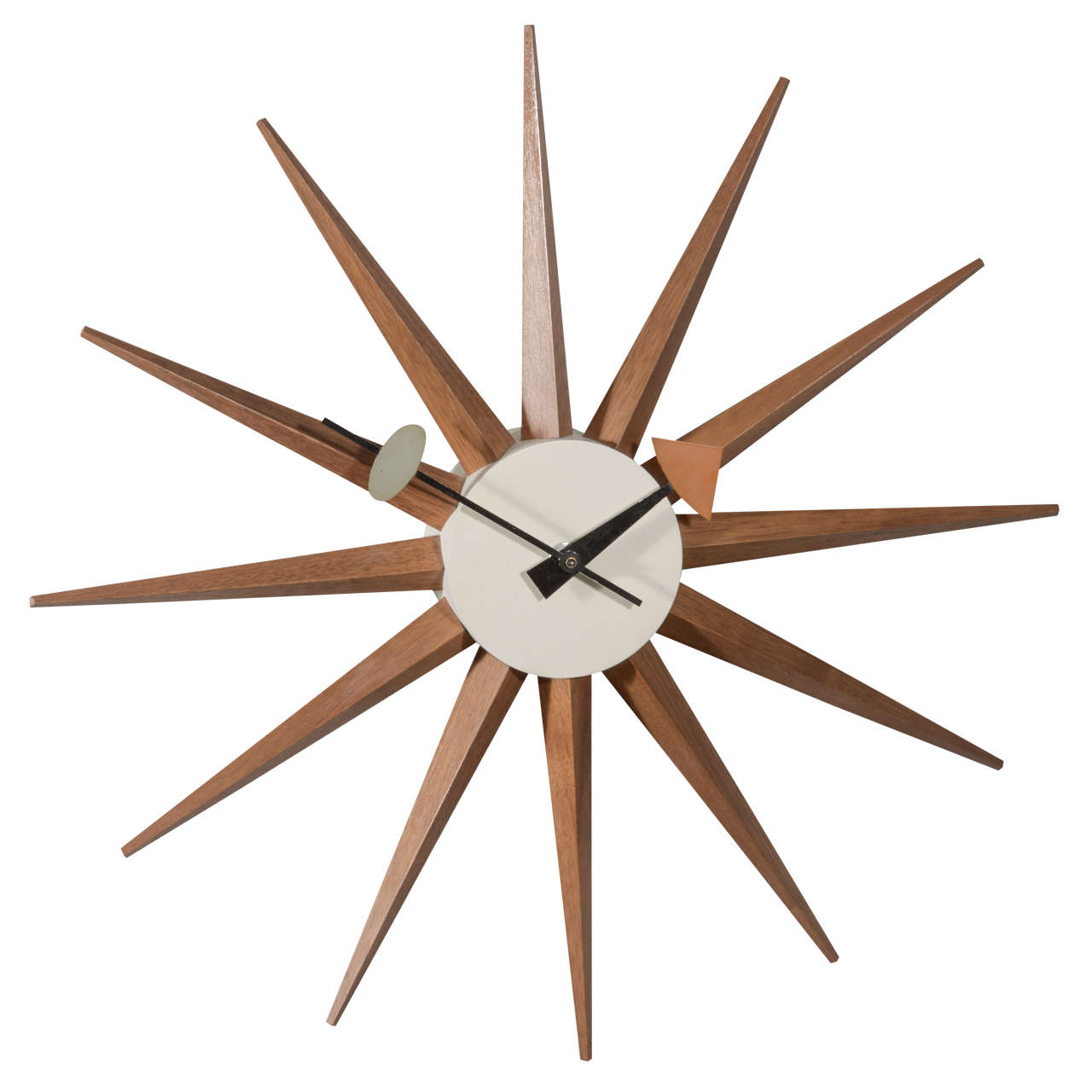 George Nelson Spike Clock at 1stDibs