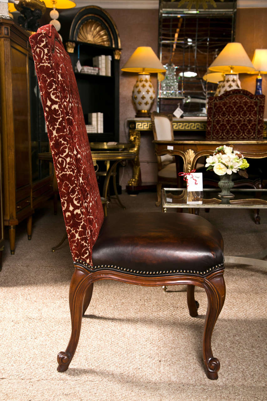 Set of 8 French Provincial Style High-back Dining Chairs at 1stDibs