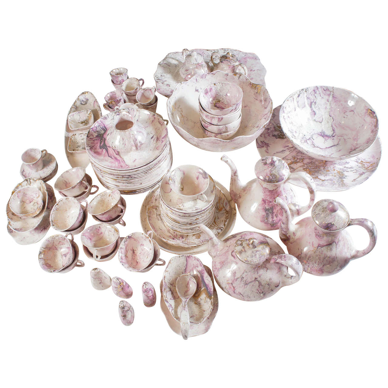 Amazing Set of Sascha Brastoff Dinnerware at 1stDibs