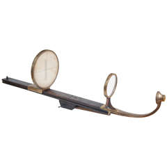 Antique Optical Instrument in Walnut and Brass at 1stDibs