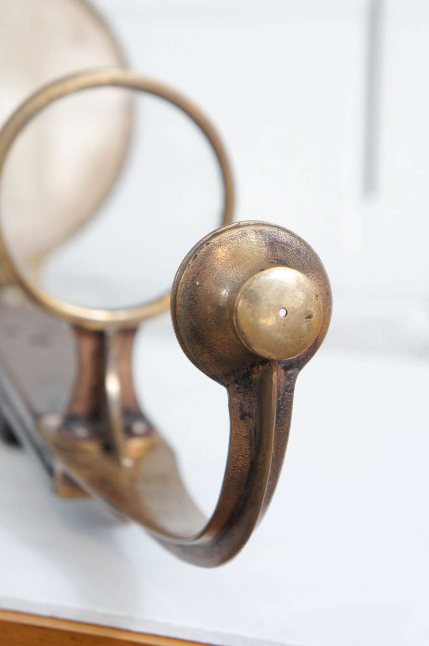 Antique Optical Instrument in Walnut and Brass at 1stDibs
