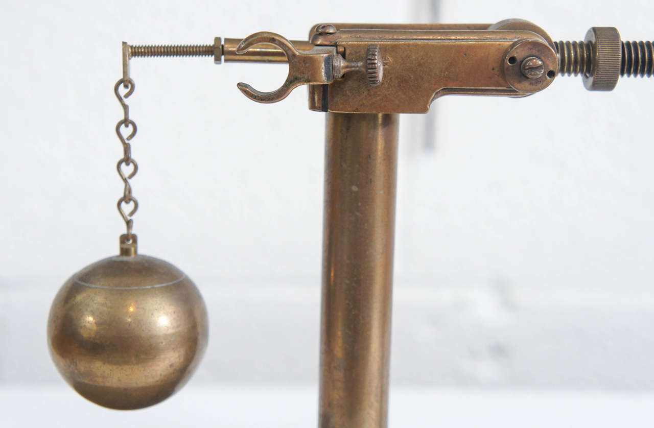 Gravitometer Instrument in Brass at 1stDibs