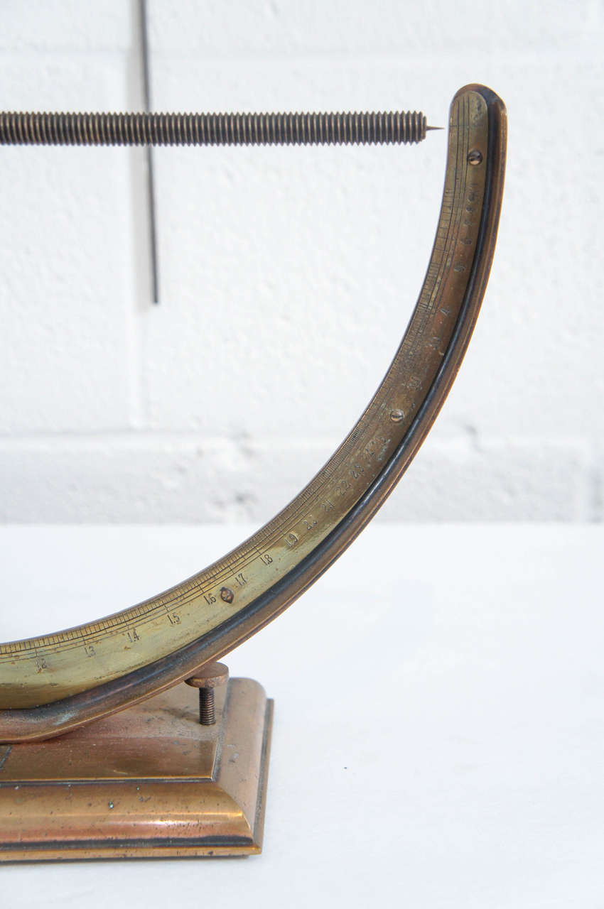 Gravitometer Instrument in Brass at 1stDibs