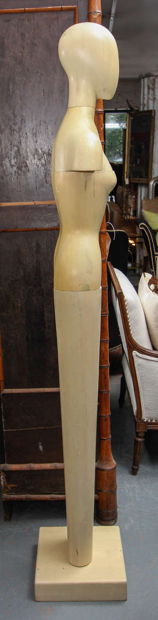 Life-Size Wood Sculpture of Female Form For Sale at 1stDibs | female ...