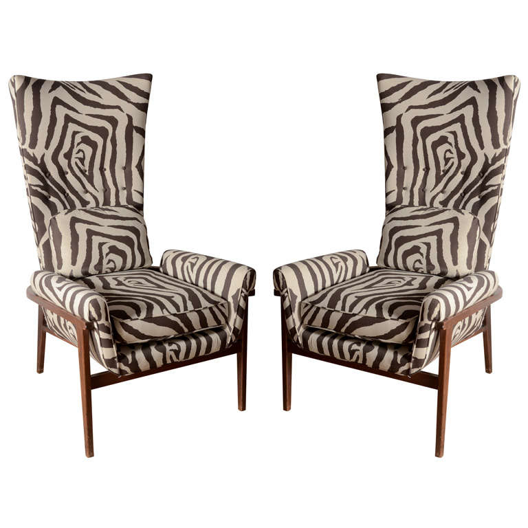 Midcentury Adrian Pearsall Style Lounge Chair and Ottoman by Weiland at ...