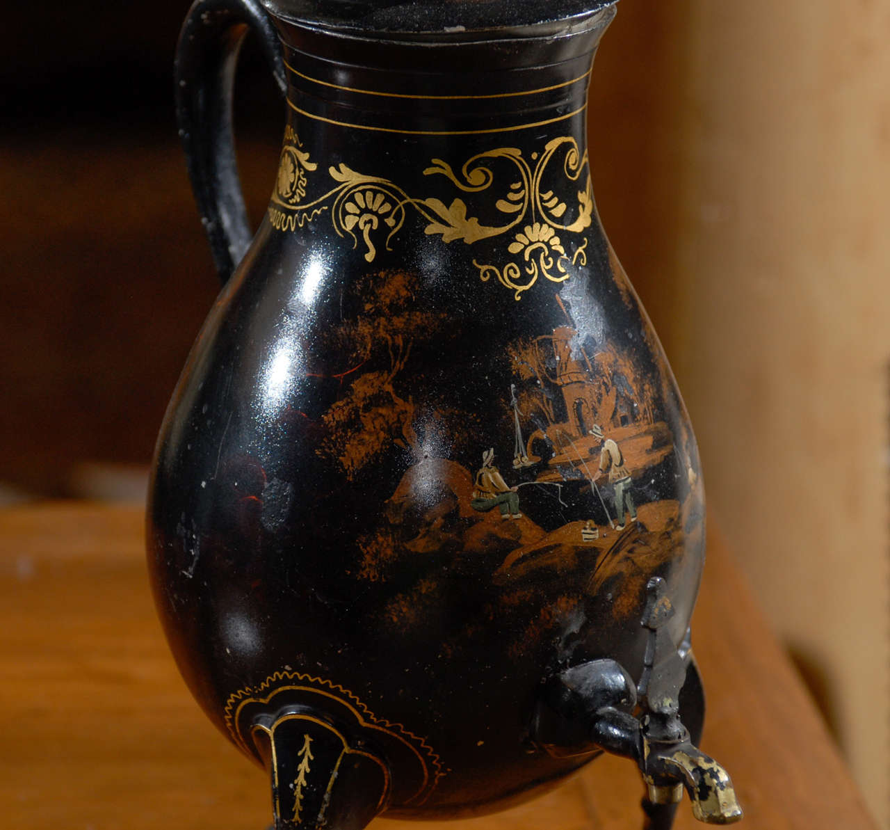 19th Century Black Tole Dutch Painted Samovar, Circa 1890 For Sale at ...