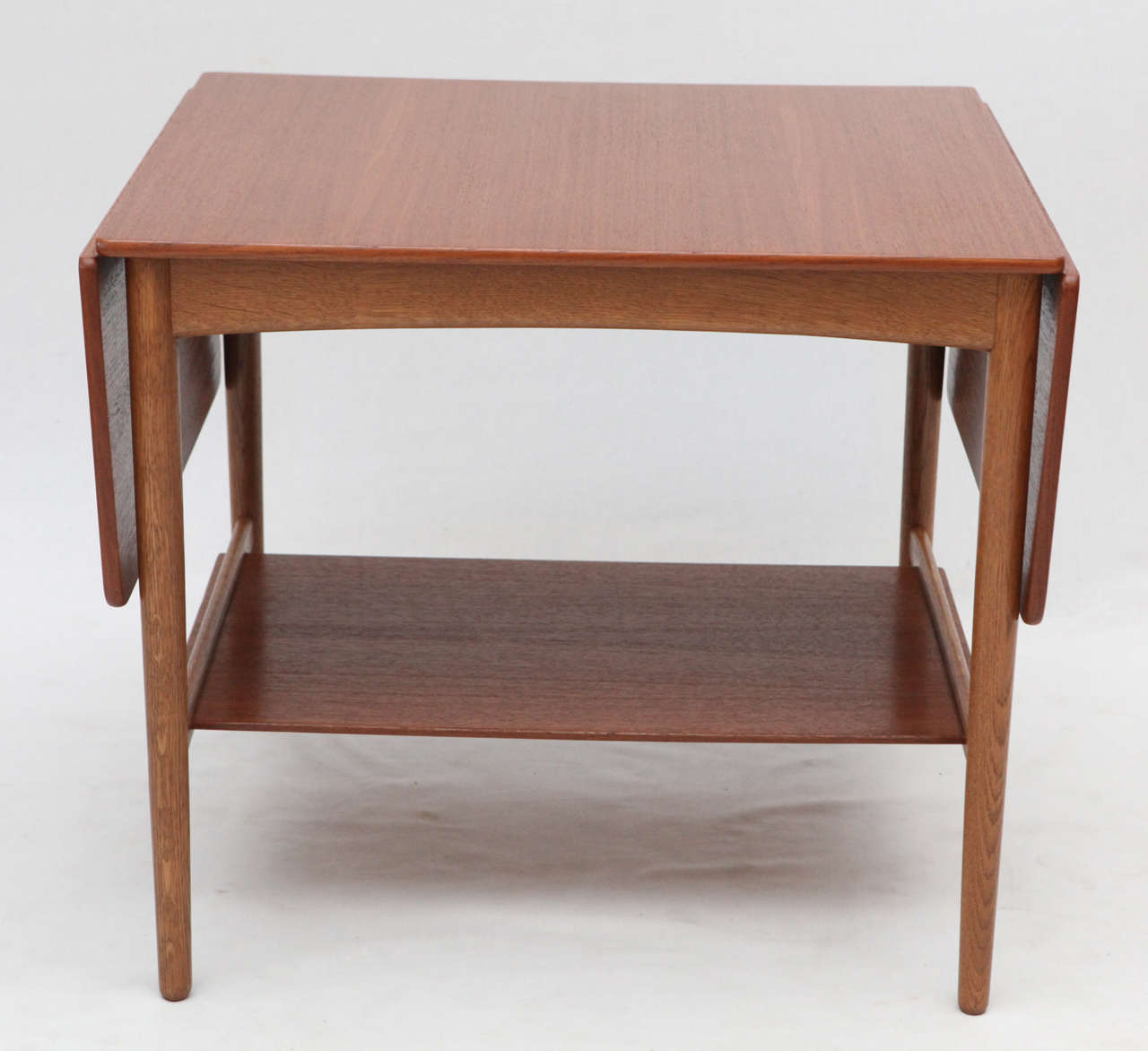 Hans Wegner Drop Leaf Side Table For Sale at 1stDibs