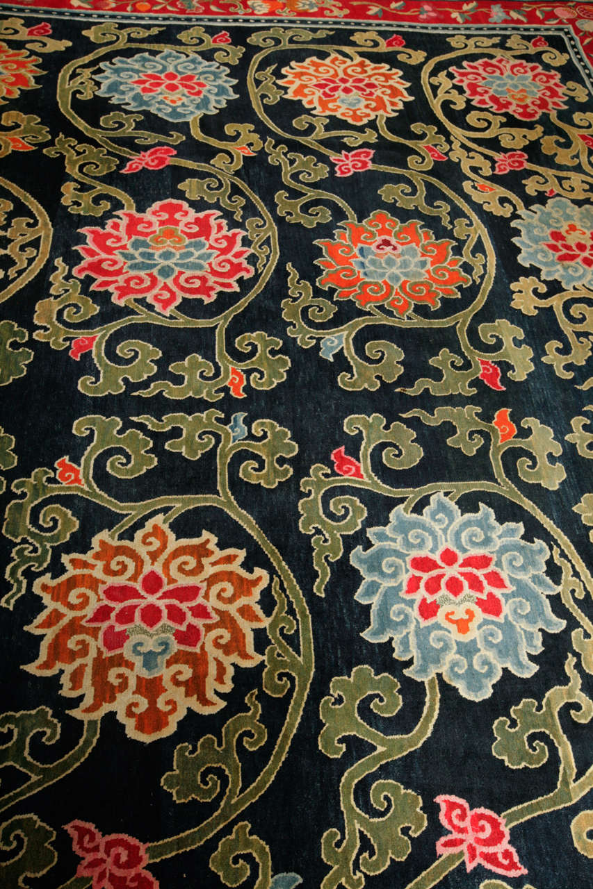 Unusual Tibet carpet For Sale at 1stDibs