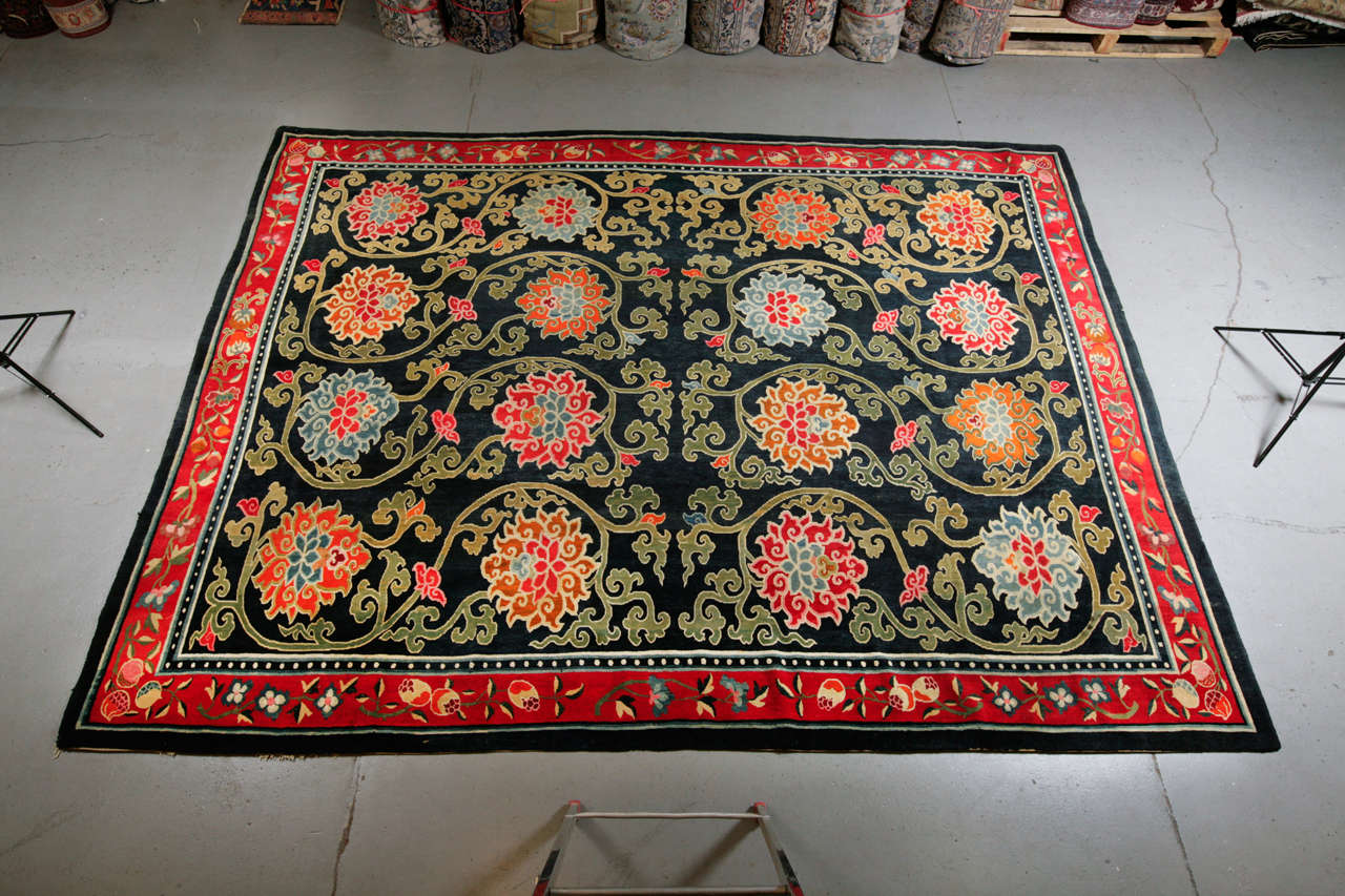 Unusual Tibet carpet For Sale at 1stDibs