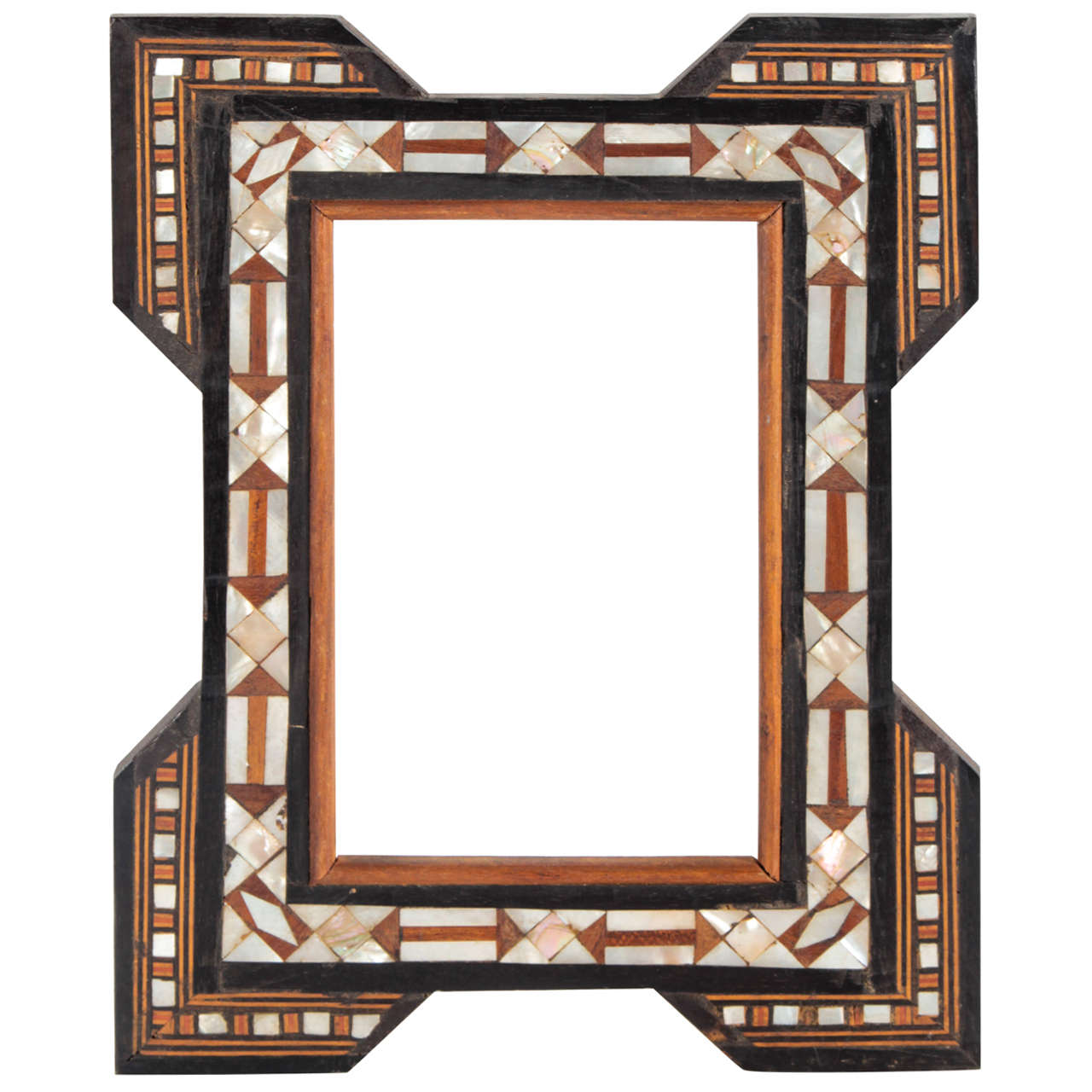 Early 20th Century Middle Eastern Inlaid Frame at 1stDibs
