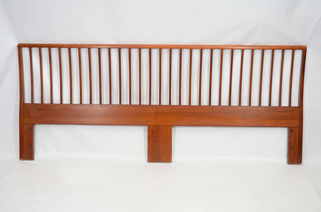 Danish Teak Headboard at 1stDibs