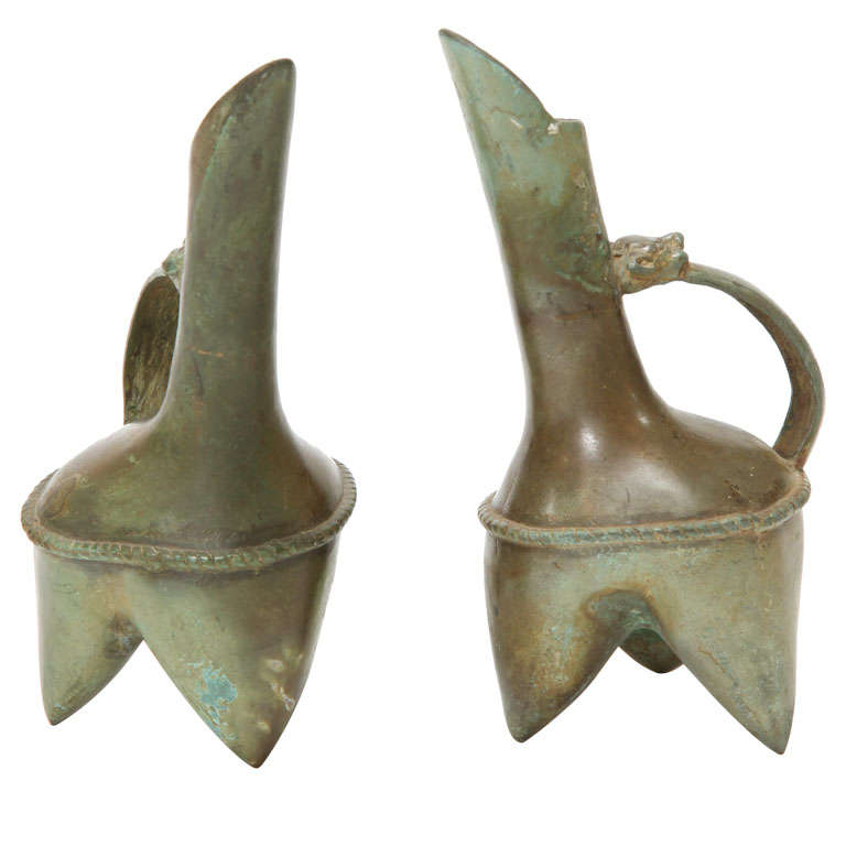 Pair of Chinese Wine Pitchers For Sale at 1stDibs