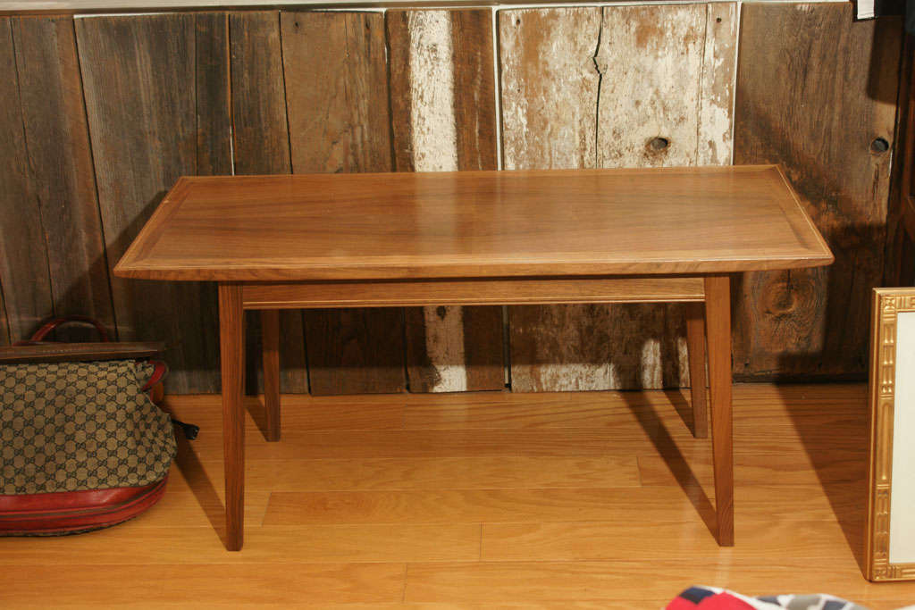 Edward Barnsley Designed Walnut and Sycamore Coffee Table For Sale at ...