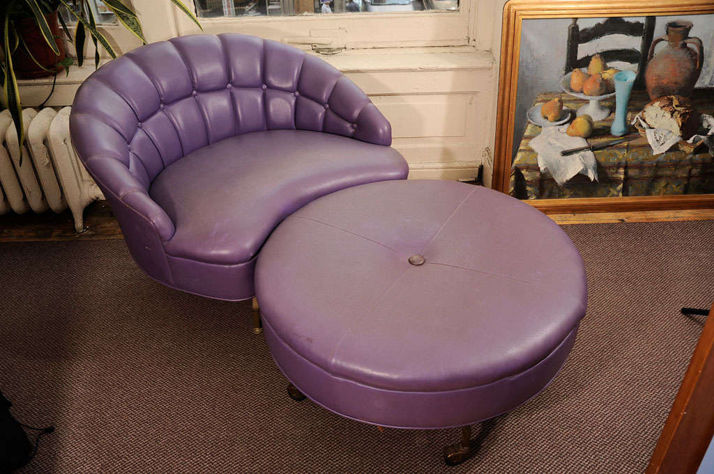 Mid Century Schnadig Chair and Ottoman at 1stDibs | schnadig chairs ...
