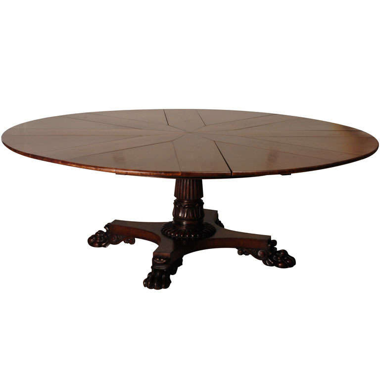 Jupe Style Extending Dining Table at 1stDibs