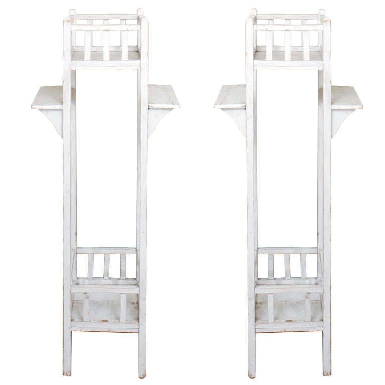 Pair of Plant Stands at 1stDibs