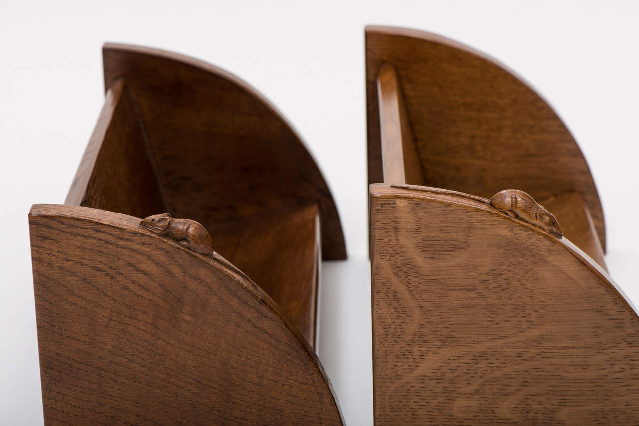 A Robert Thompson “Mouseman” Oak Book Trough. at 1stDibs