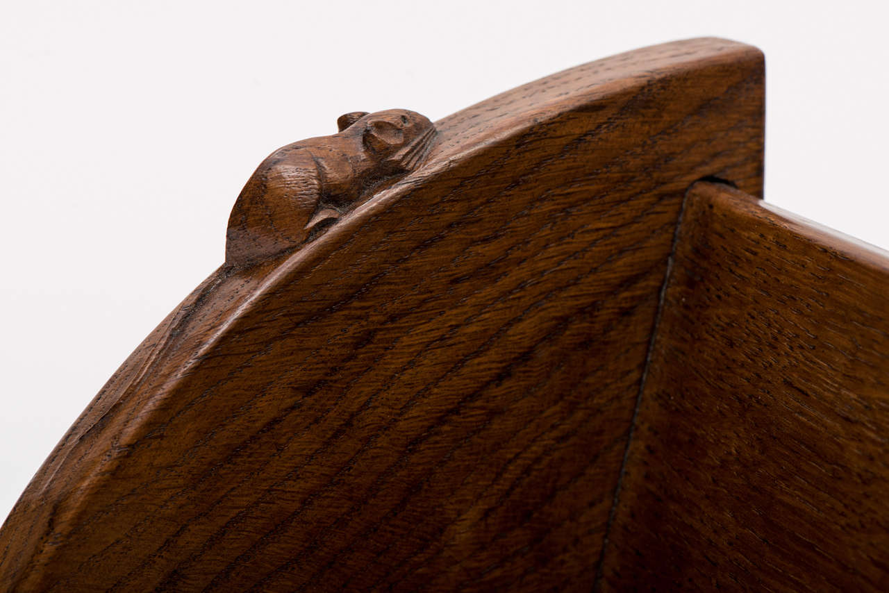 A Robert Thompson “Mouseman” Oak Book Trough. at 1stDibs