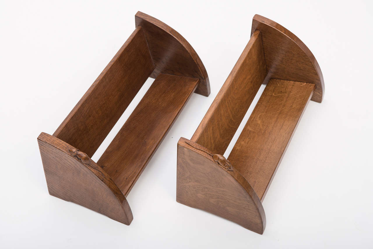 A Robert Thompson “Mouseman” Oak Book Trough. at 1stDibs