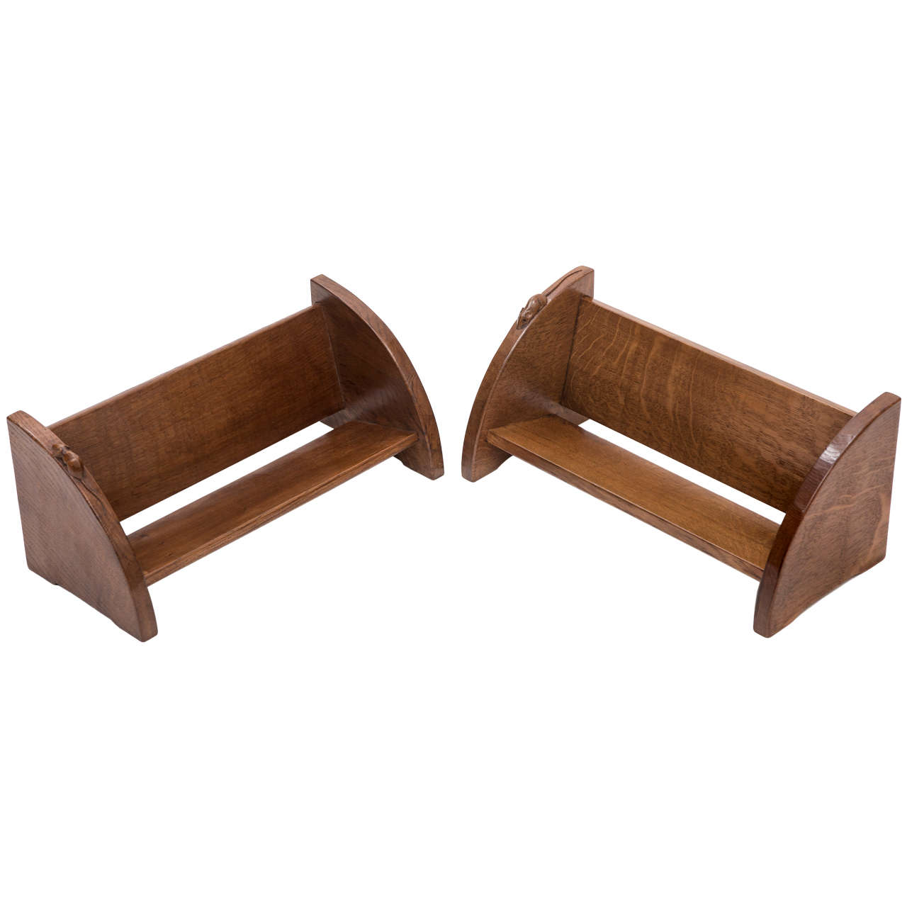 A Robert Thompson “Mouseman” Oak Book Trough. at 1stDibs