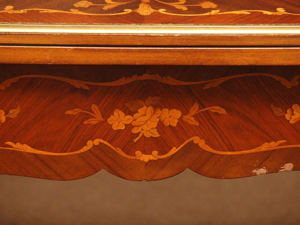 Antique French Rococo Style Games Table For Sale at 1stDibs