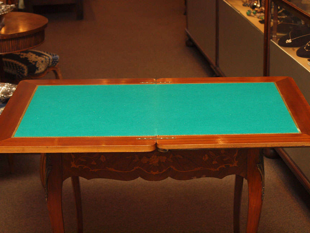 Antique French Rococo Style Games Table For Sale at 1stDibs