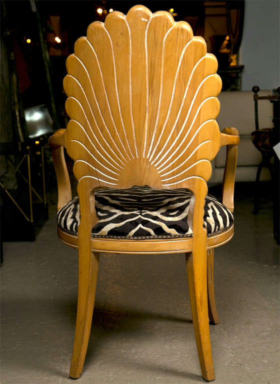 Set of 12 Hollywood Regency Shell-back Dining Chairs at 1stDibs | shell ...