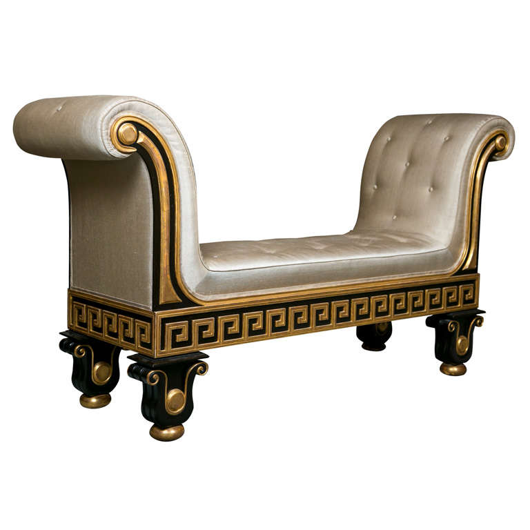 Neoclassical Style Greek Key Bench or Sofa at 1stDibs | greek style ...
