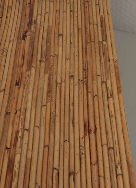 Pair Of Split Reed Consoles at 1stDibs