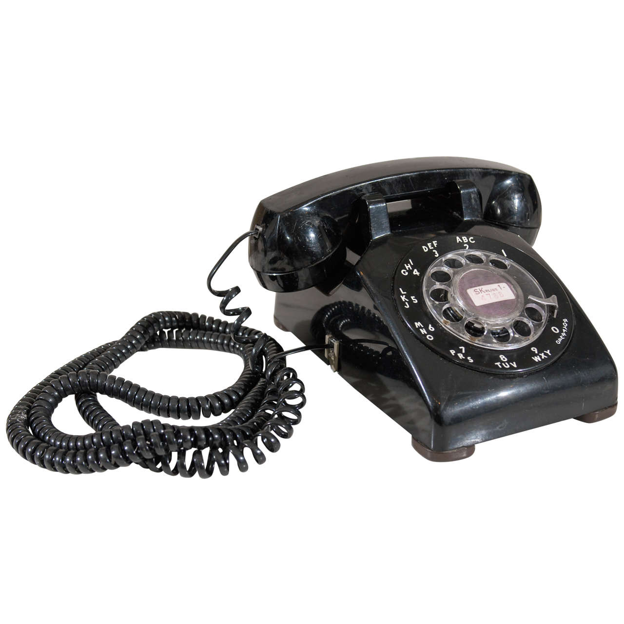 Black Rotary Dial Phone at 1stDibs