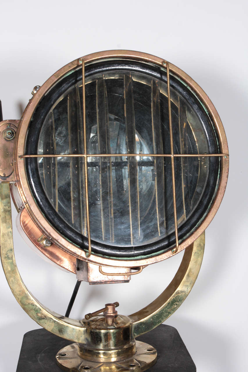 1883 Huge Japanese Nautical Bronze Daylight Signal Light For Sale at ...