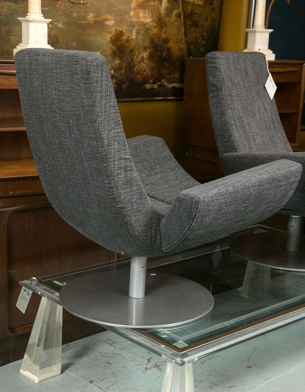 Pair of Italian Arketipo Fly Chairs by Mansoni and Tapinassi at 1stDibs