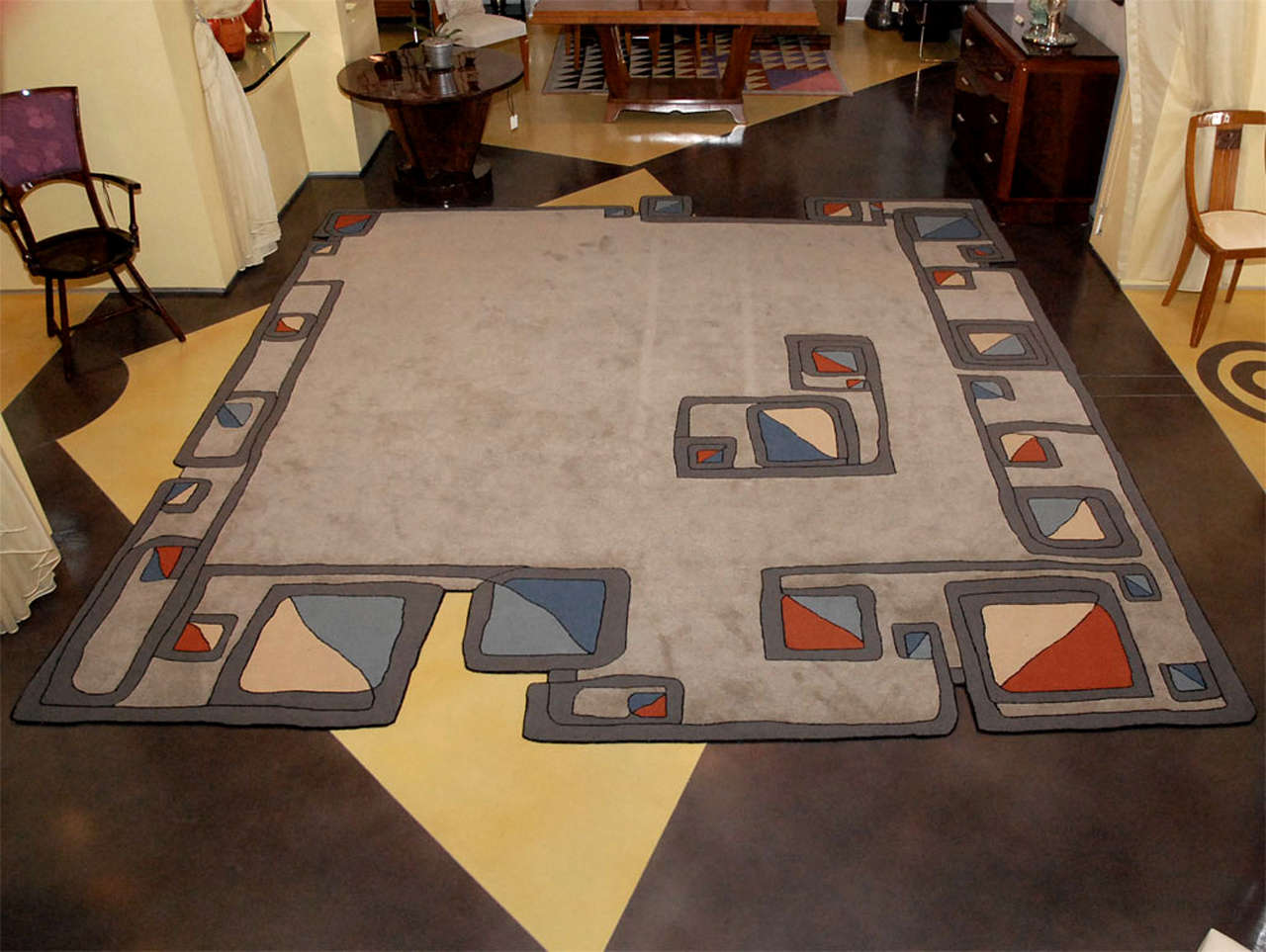 Hand Tufted, 100% New Zealand Wool Rug at 1stDibs