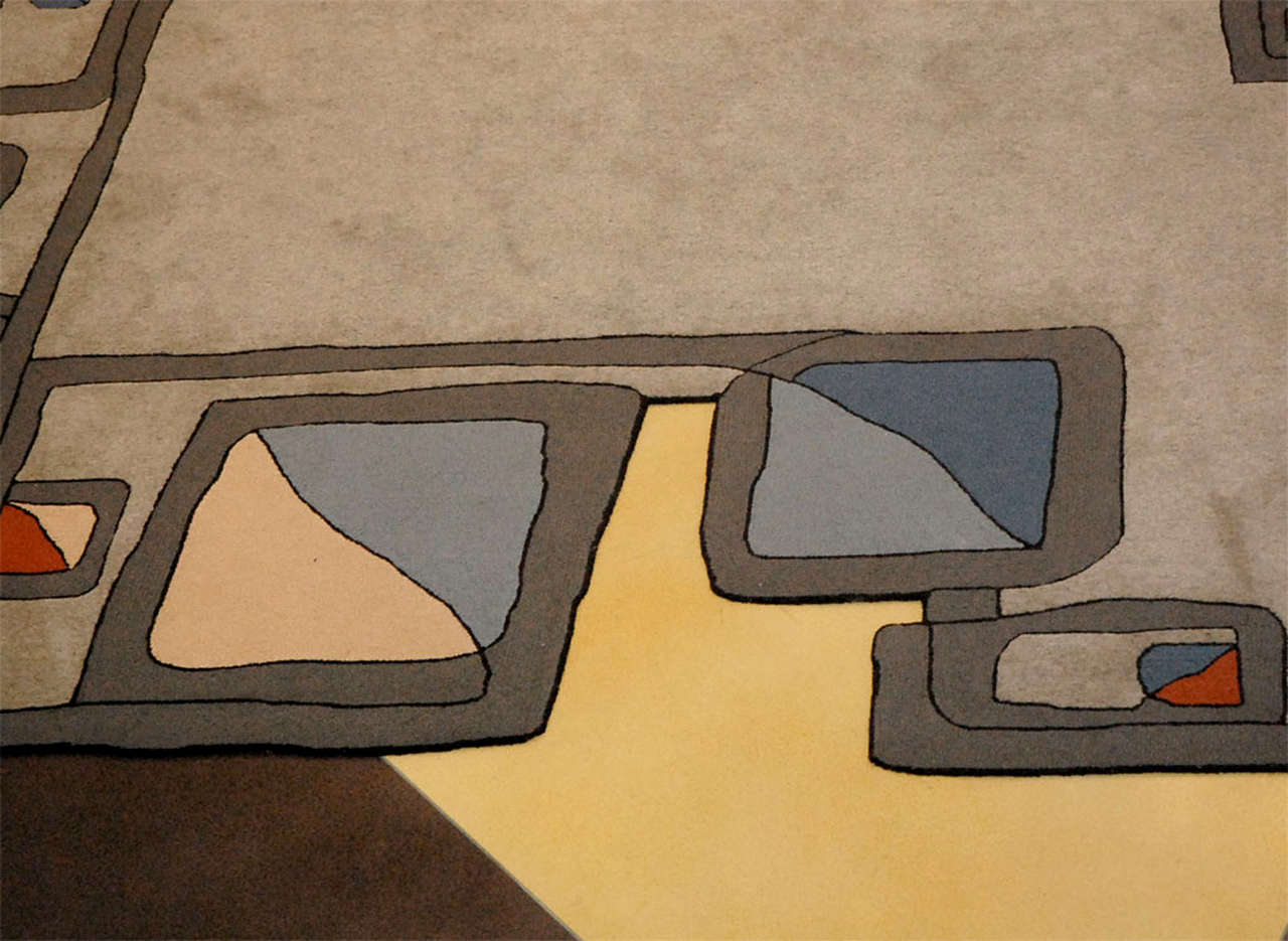 Hand Tufted, 100% New Zealand Wool Rug at 1stDibs