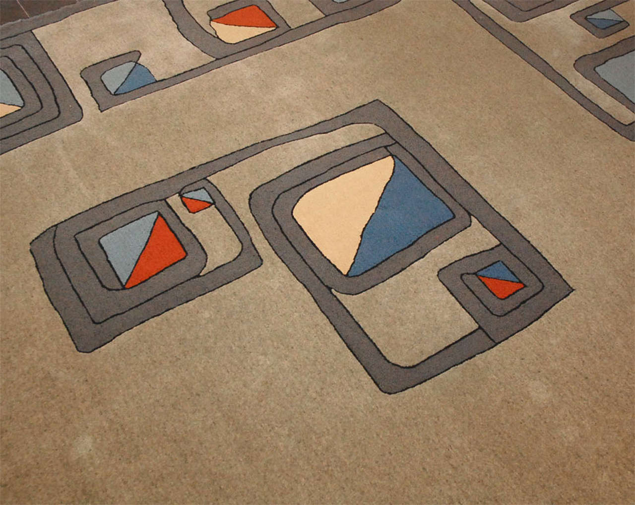 Hand Tufted, 100% New Zealand Wool Rug at 1stDibs