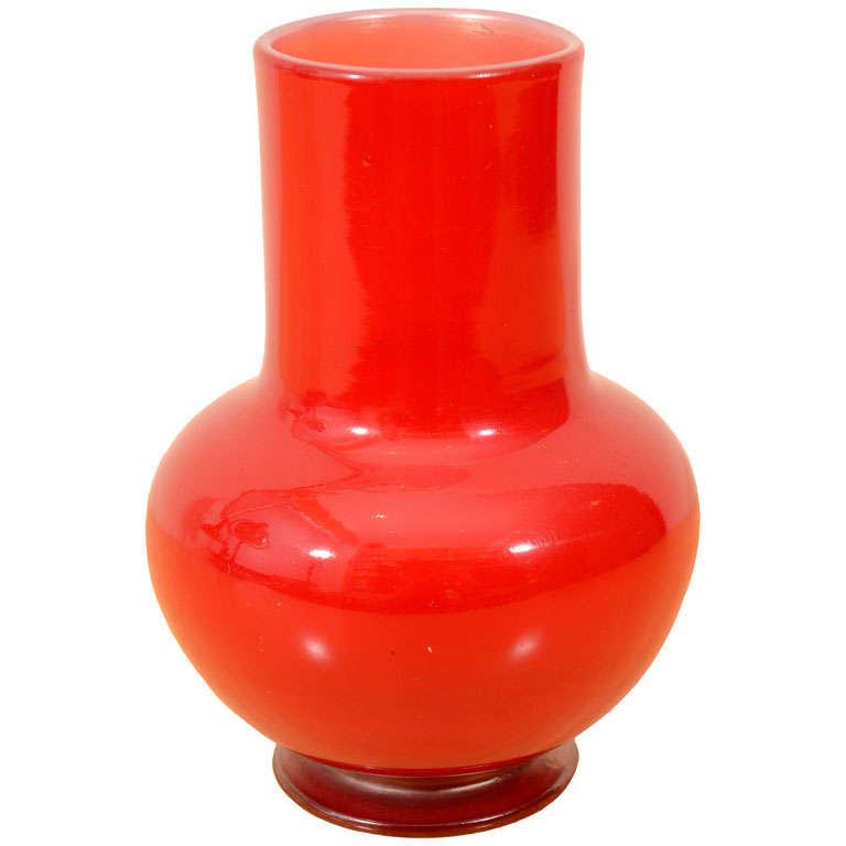 Tiffany Studios Samian Red Vase at 1stDibs