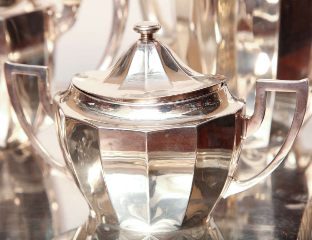 Art Deco Coffee/Tea Service by Quist For Sale at 1stDibs