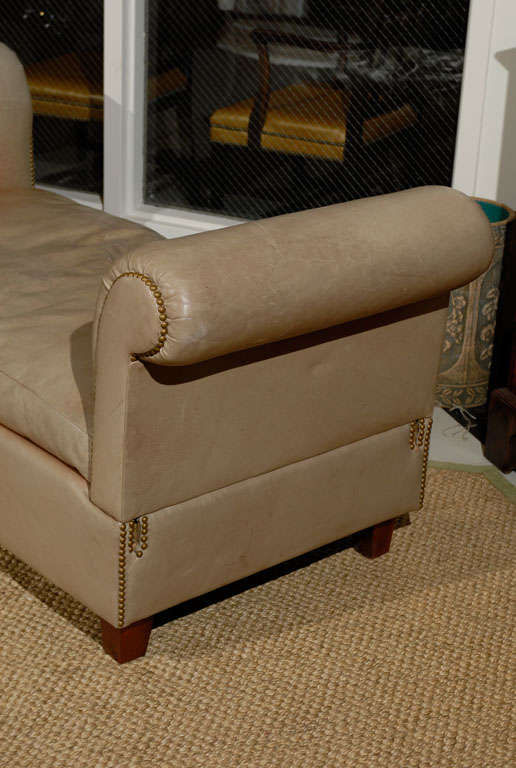 French Art Deco Convertible Leather Daybed at 1stDibs | leather daybed ...