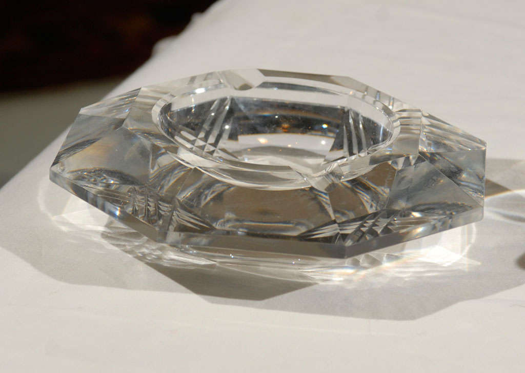 Collection of Vintage Signed Crystal Ashtrays at 1stDibs | crystal ...