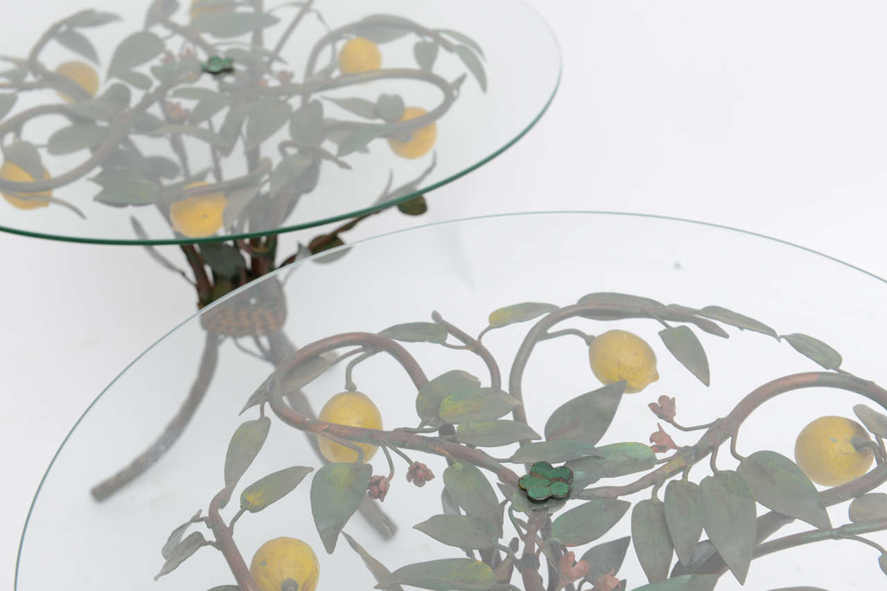 Metal Lemon Tree Tables at 1stDibs