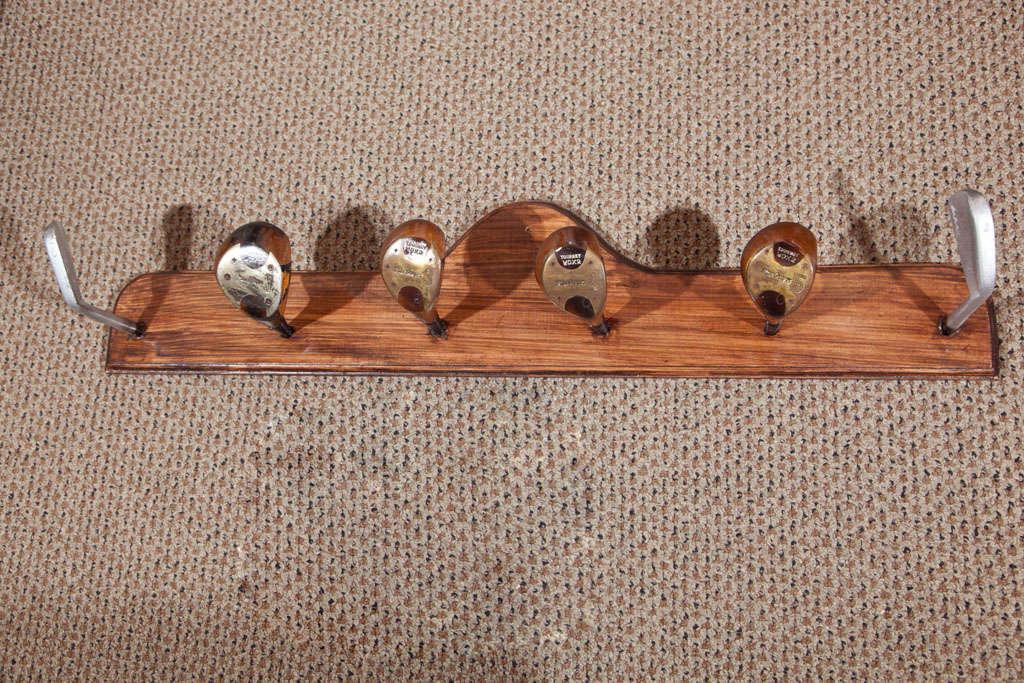 Golf Wall Hung Hook For Coats And Hats at 1stDibs