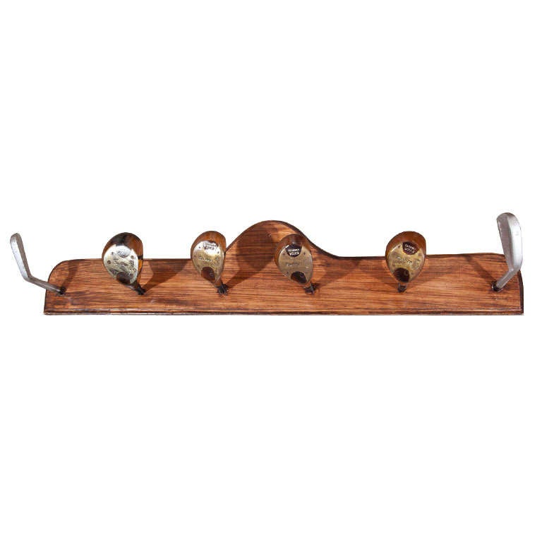 Golf Wall Hung Hook For Coats And Hats at 1stDibs