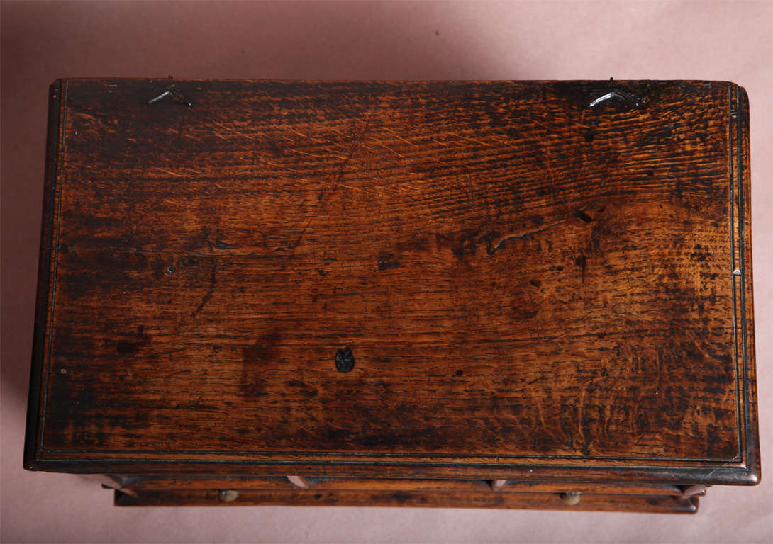Very Rare 17th Century Charles II English Box For Sale at 1stDibs